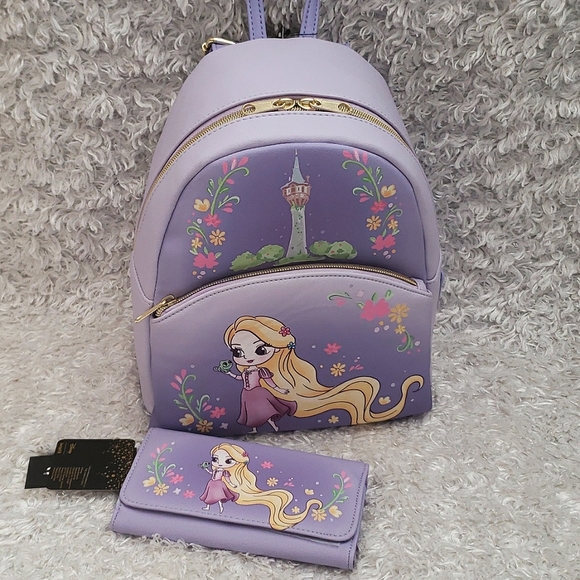 Loungefly | Bags | Nwt Loungefly Tangled Rapunzel Tower Set | Poshmark